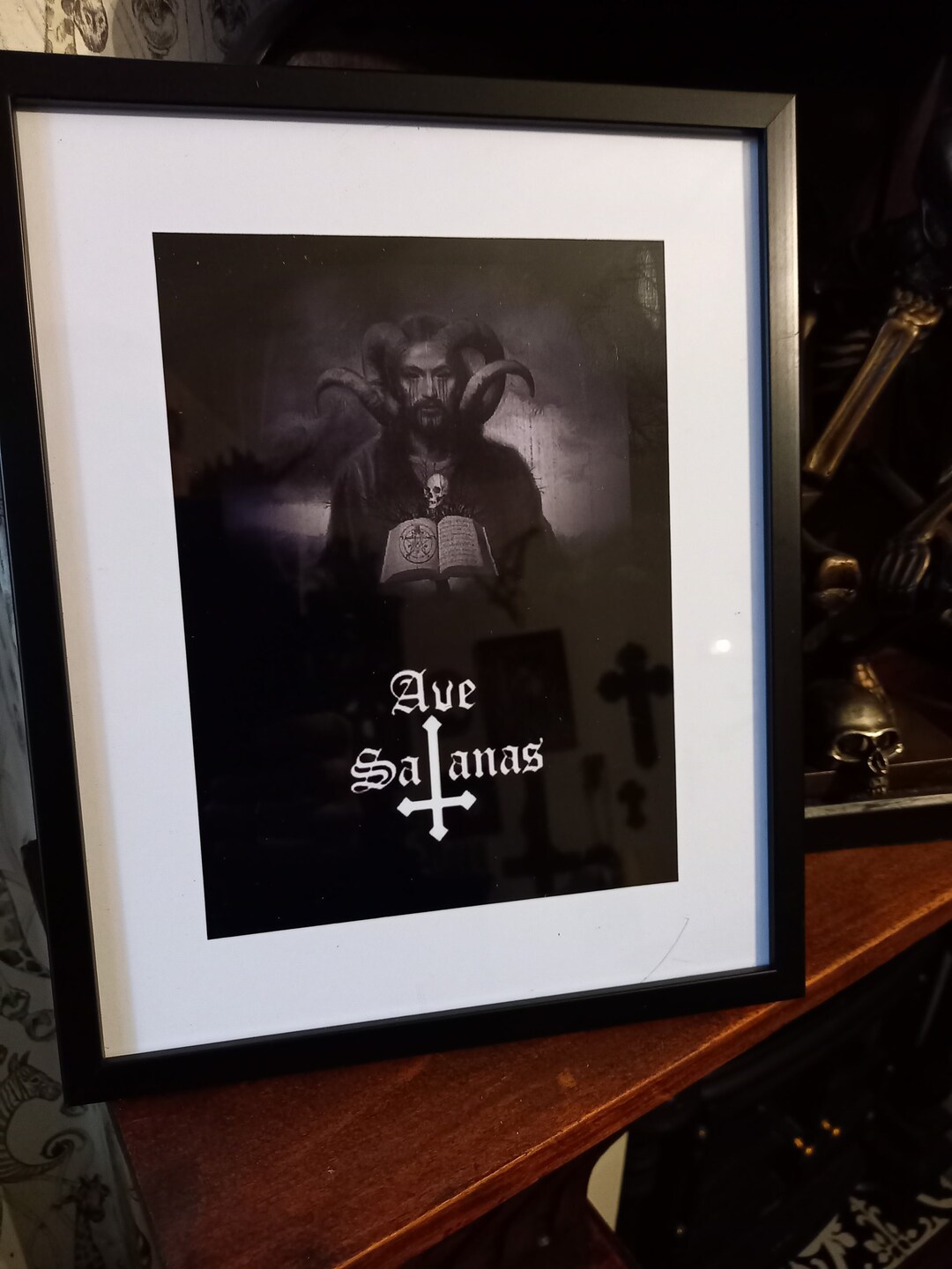 Oddity Curiosity Macabre Occult Satanic Christ as the Devil /baphomet ...