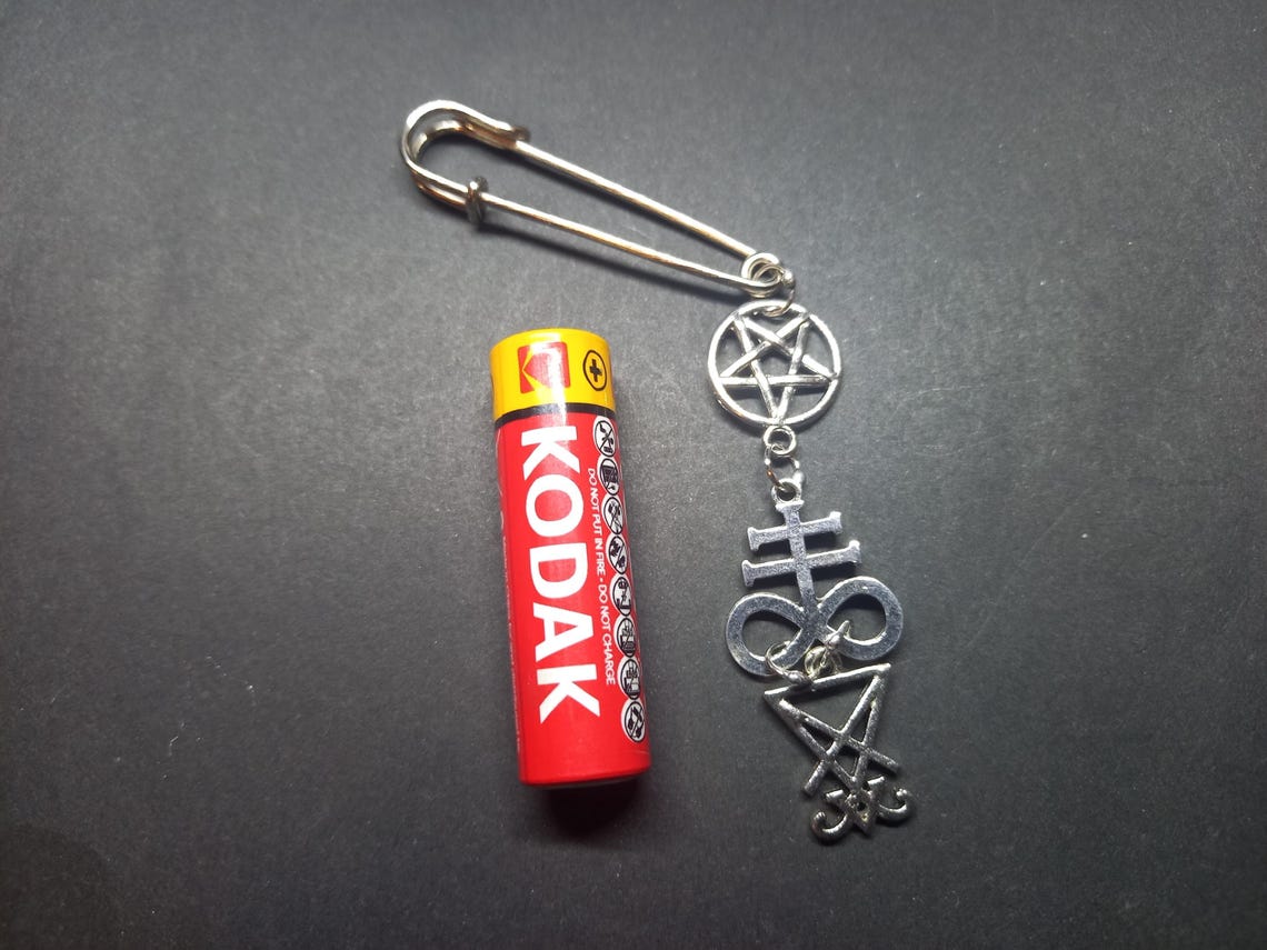 Kilt Pin Brooch "satanic Trinity" :goth Witchy Occult Killstar ...