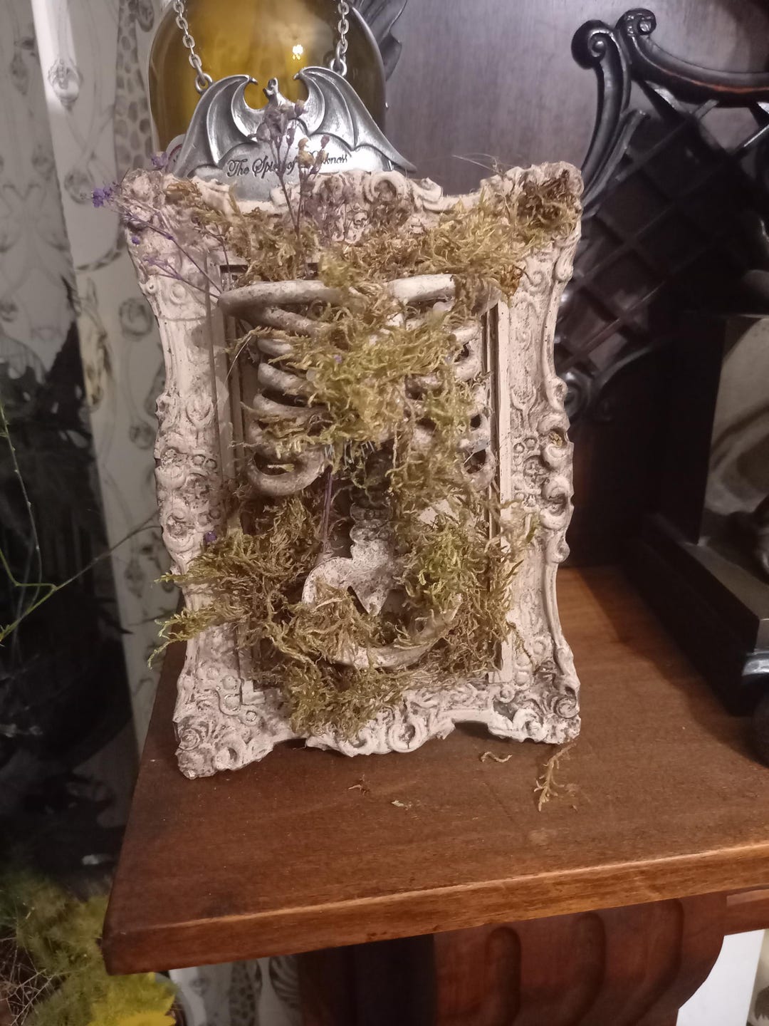 Oddity Curiosity Macabre Gothic Witchy Cast Frame With Upcycled Plastic ...
