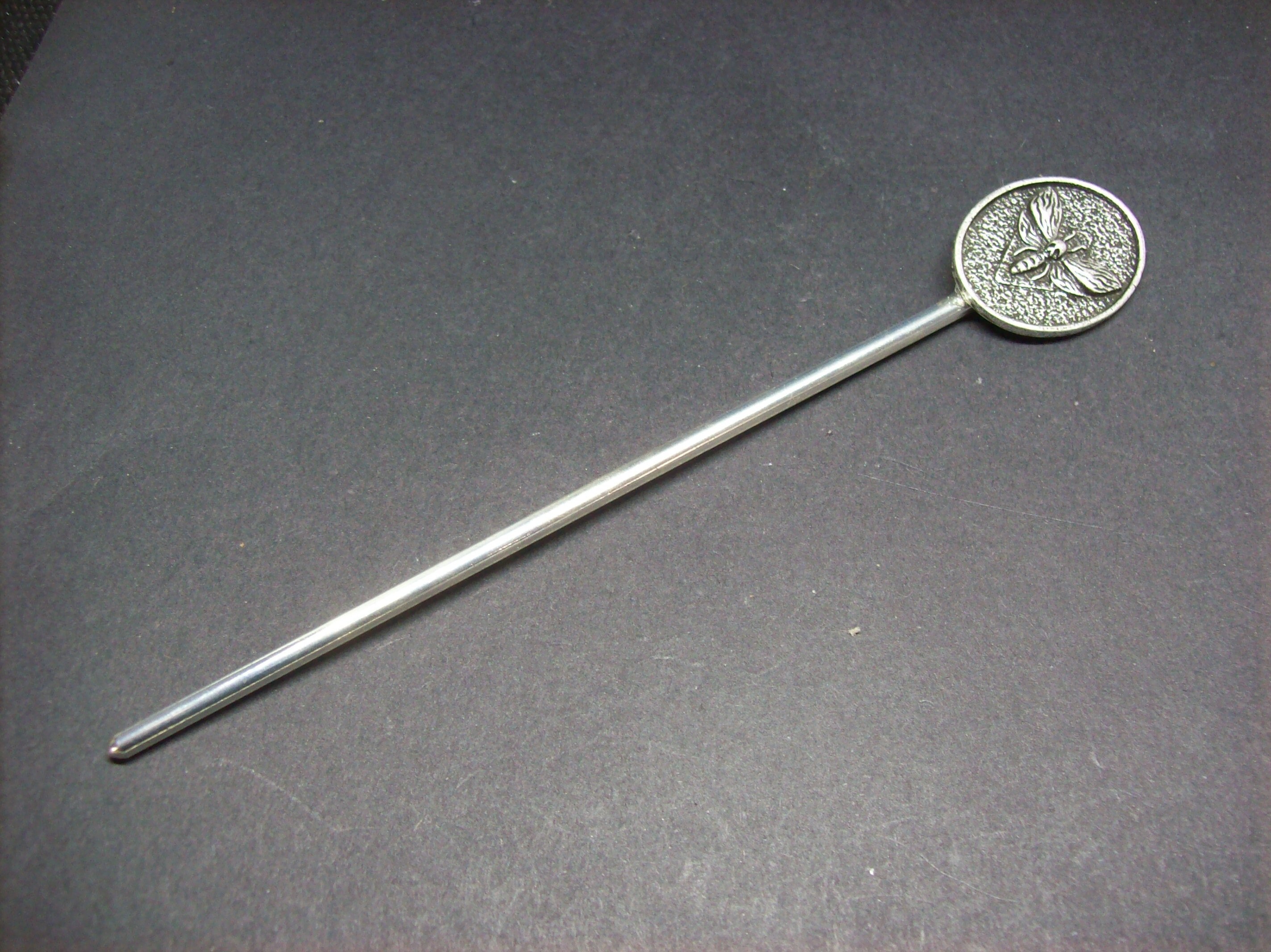 Metal Hair Stick With Death Head Moth With Charms :goth Witchy Killstar ...