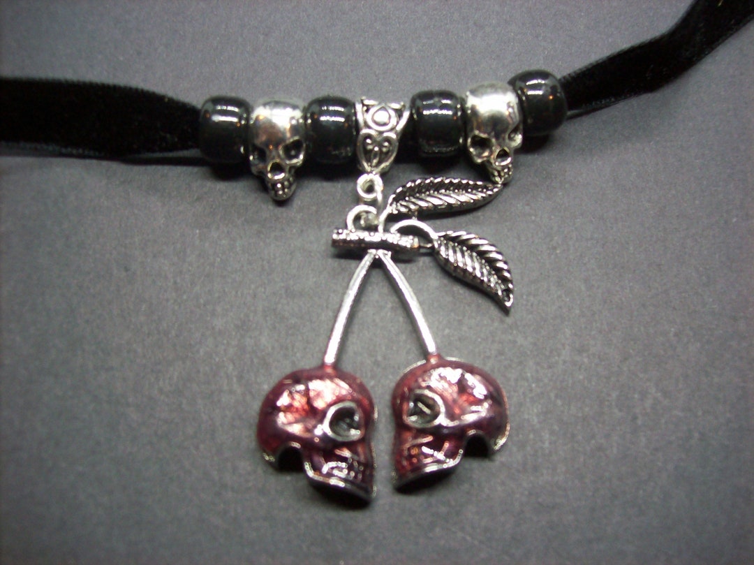 Neo Gothic Victorian Nu Patel Goth Witchy Psychobilly Skull Cherry's ...