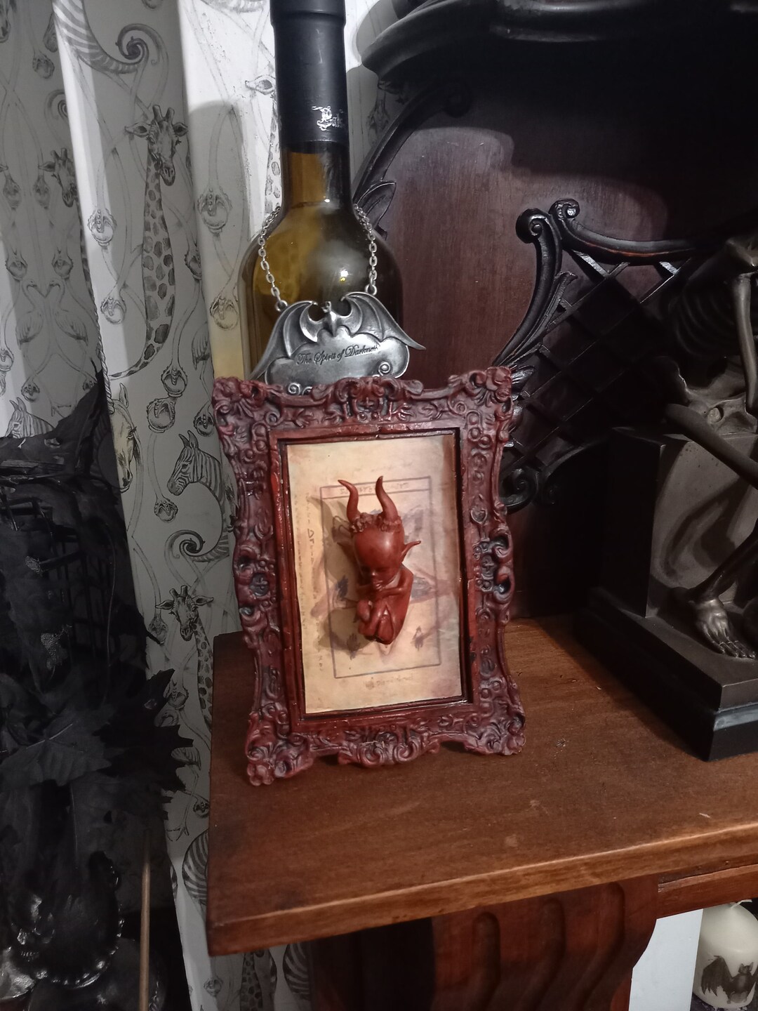 Unique Hand Sculpted Oddity Curiosity Goth Gothic Witchy Occult Satanic ...