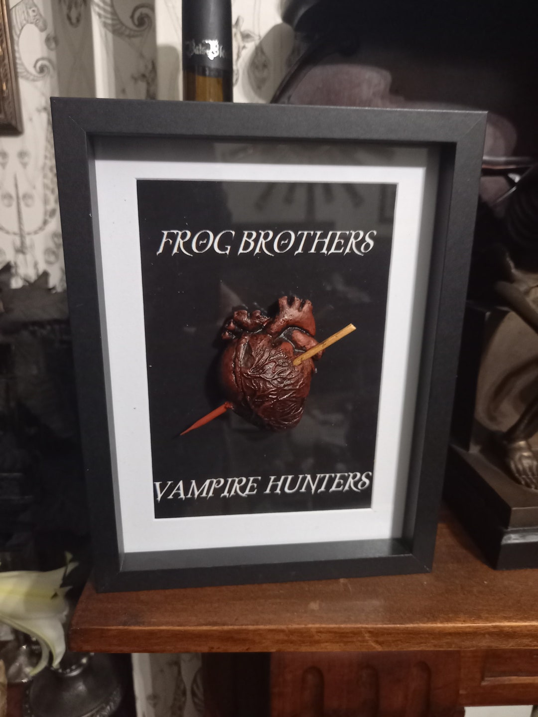 Unique Hand Sculpted Staked Heart Oddity Curiosity Goth Gothic Witchy ...