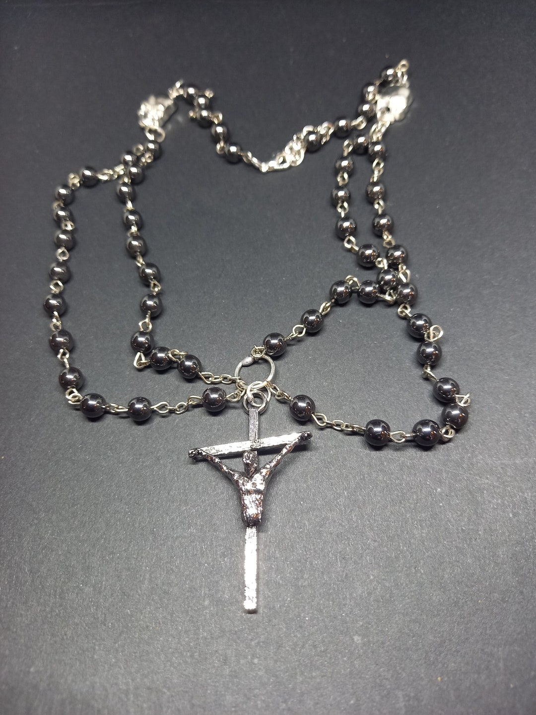 Goth Gothic Witchy Witchcraft Occult " Cursed / Zombie Crucifix "double ...