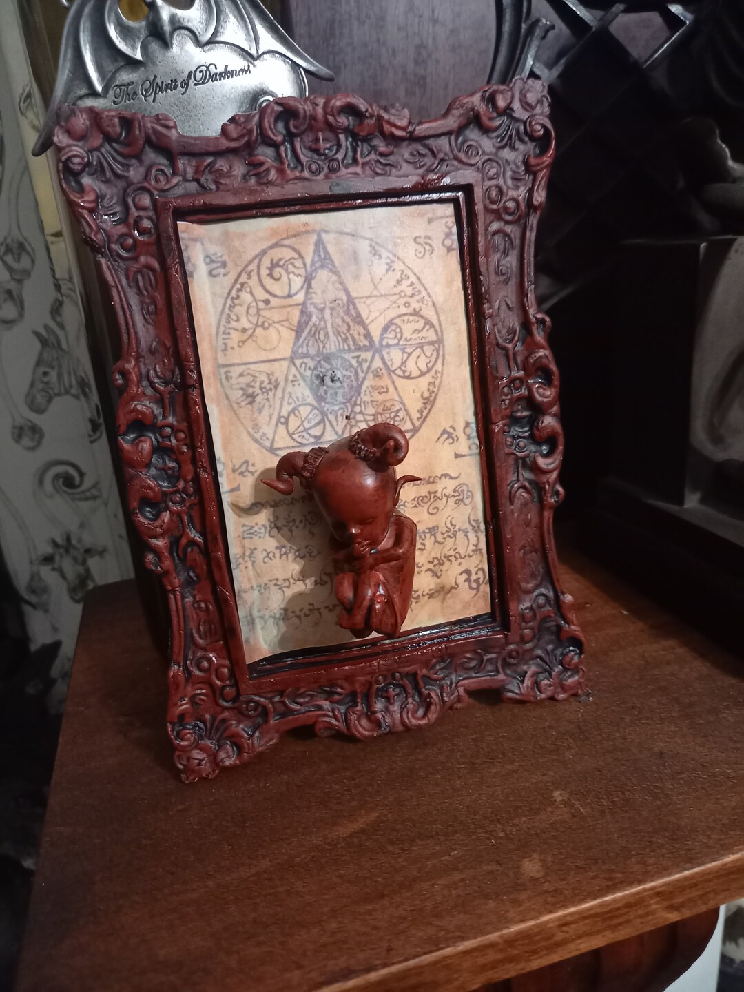 Unique Hand Sculpted Oddity Curiosity Goth Gothic Witchy Occult Satanic ...