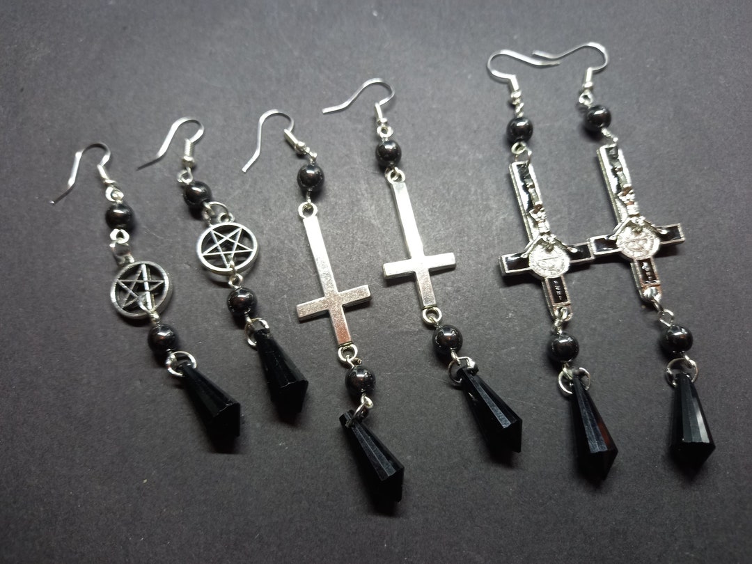 Kawaii Pastel Neo Nu Goth Gothic Witchy Satanic Occult Recycled Rosary ...