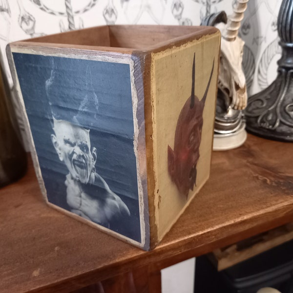 Satanic Wooden Box - Etsy