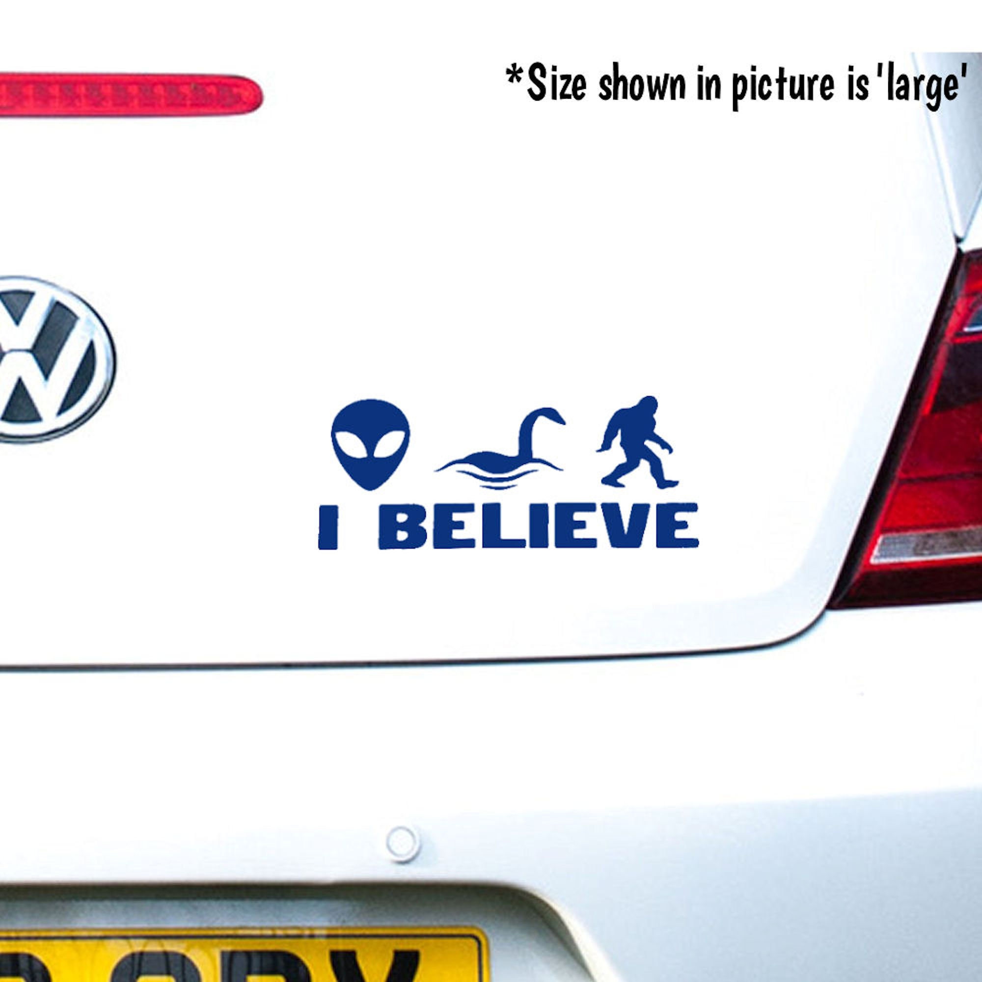 I Believe Cryptids Sticker Vinyl Decal for Car / Laptop / - Etsy
