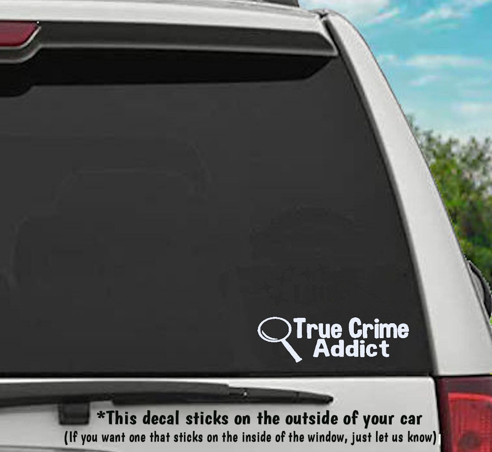 True Crime Addict Vinyl Decal for Car / Wall / Home / Laptop - Etsy