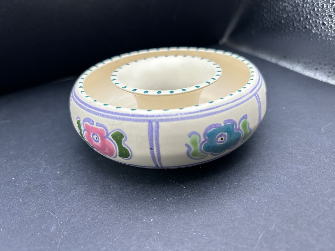Vintage Honiton Devon Pottery Posy Ring. - Etsy