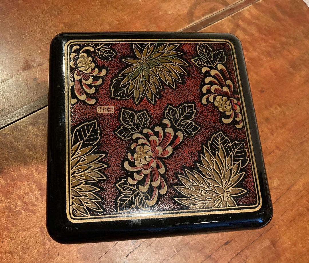 Vintage Asian Style Jewelry Box - Etsy