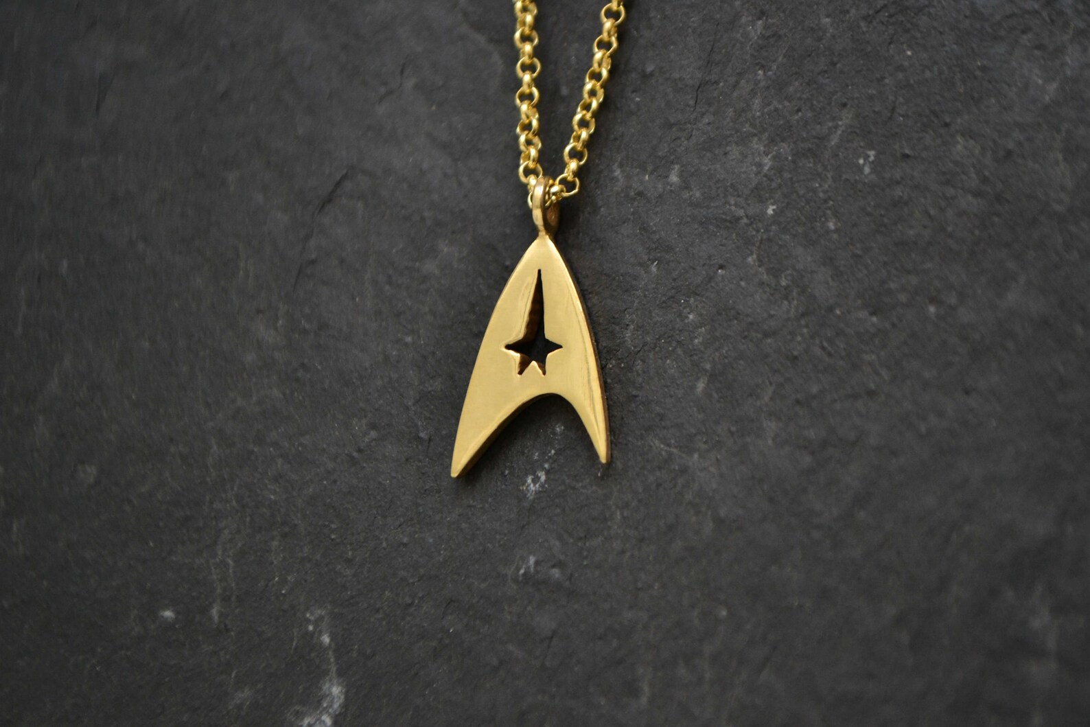 Star Trek Jewelry Insignia Star Trek Necklace Sci-fi Space | Etsy