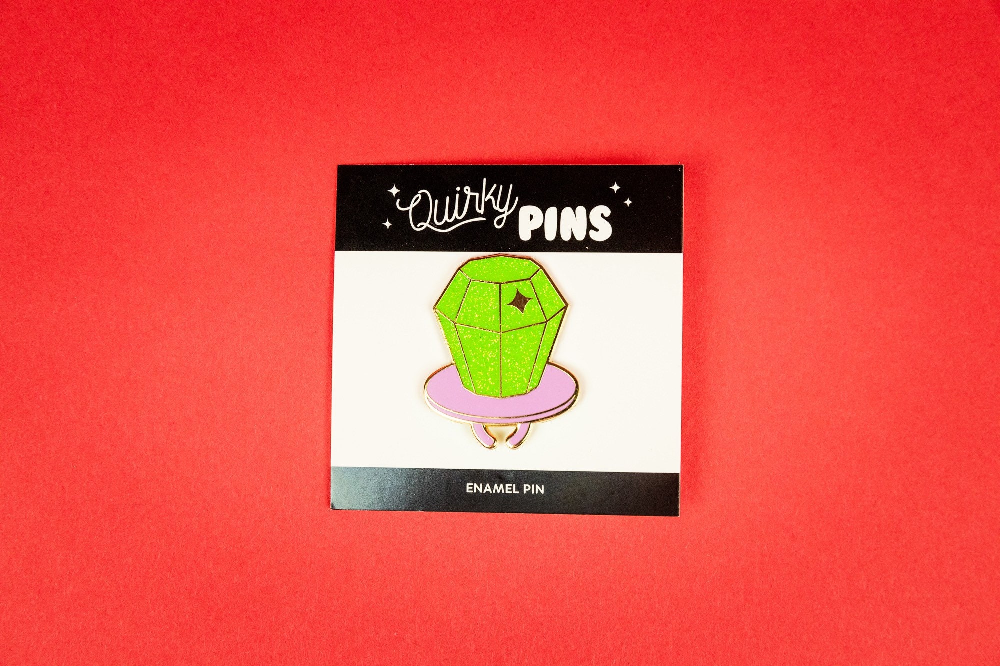 Large Glitter 90s Ring Pop Sucker Enamel Pin | Etsy