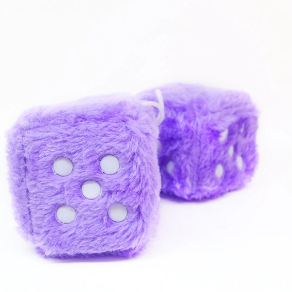 Fuzzy Dice - Etsy