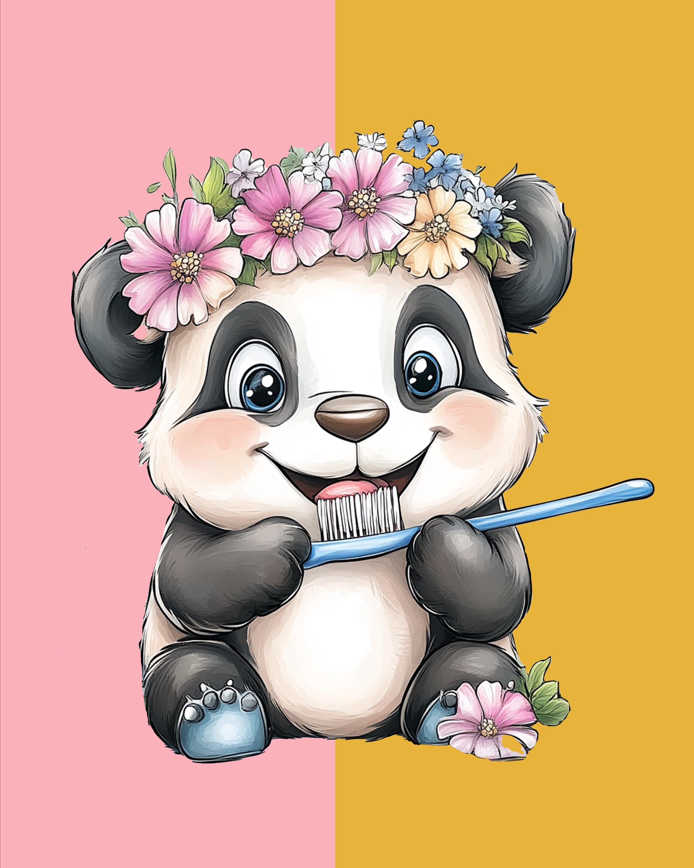 3 Cute Pastel Pandas Png - Cute Clipart Pandas - Sticker Png -mug Png ...