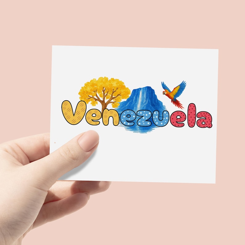 Venezuela Art Design: PNG, JPG, SVG Files - Etsy