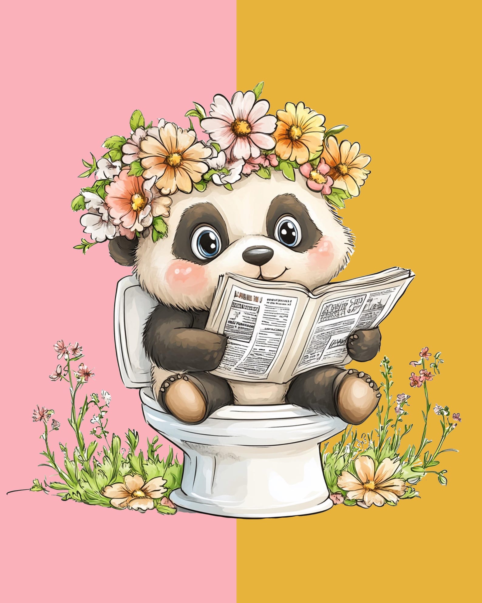 3 Cute Pastel Pandas Png - Cute Clipart Pandas - Sticker Png -mug Png ...
