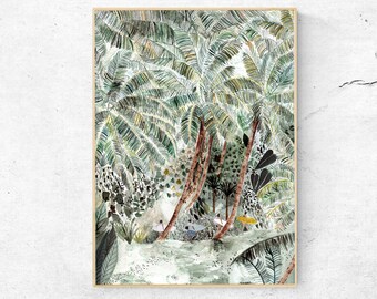 Jungle print | Etsy