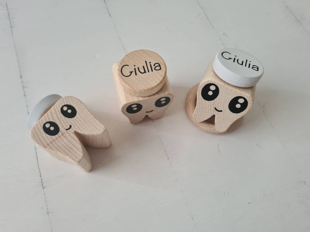 Personalized Milk Tooth Box With Name - Etsy