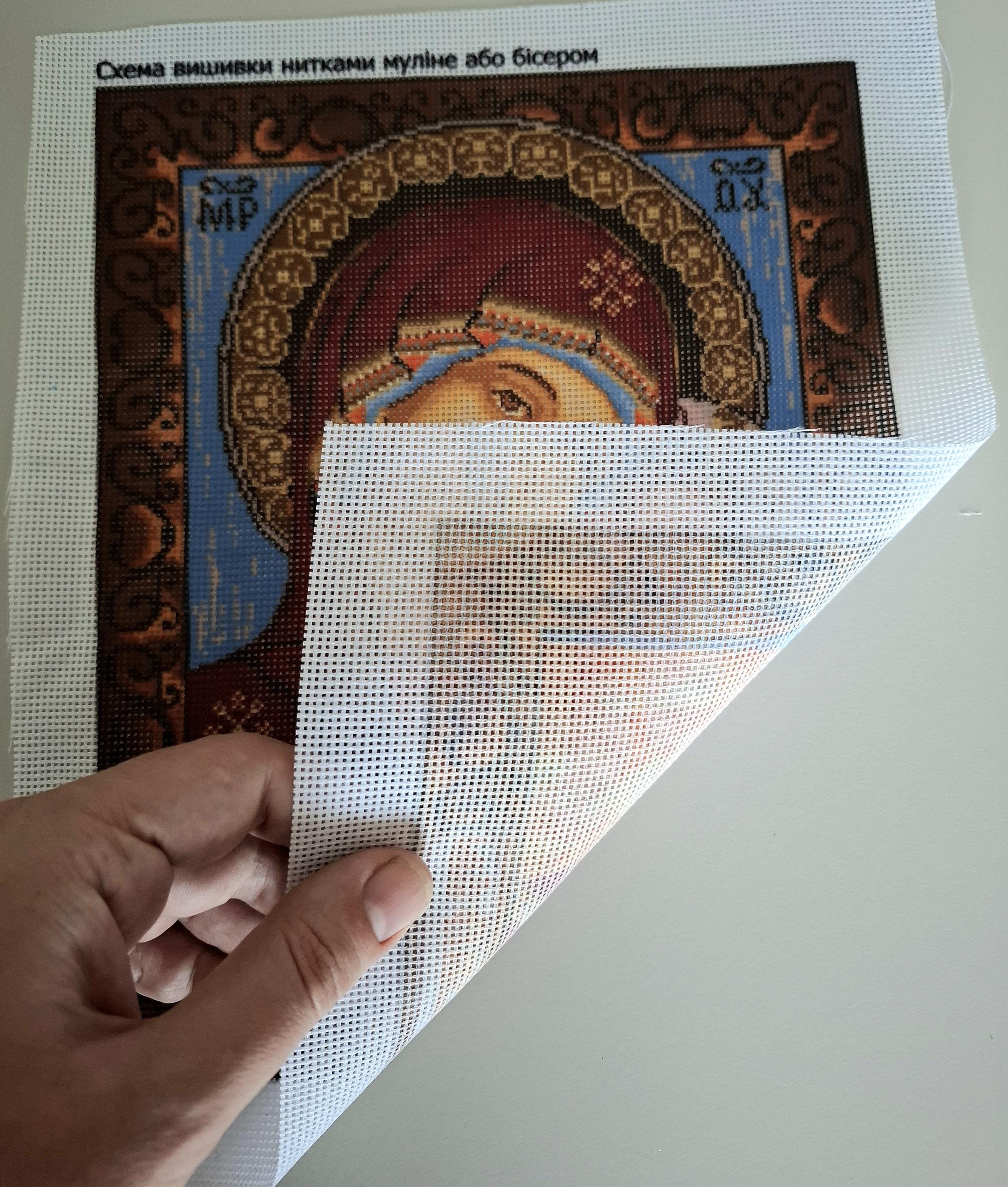 DIY Cross Stitch Kit Religious Icon Orthodox Icon Our Lady of Kazan ...