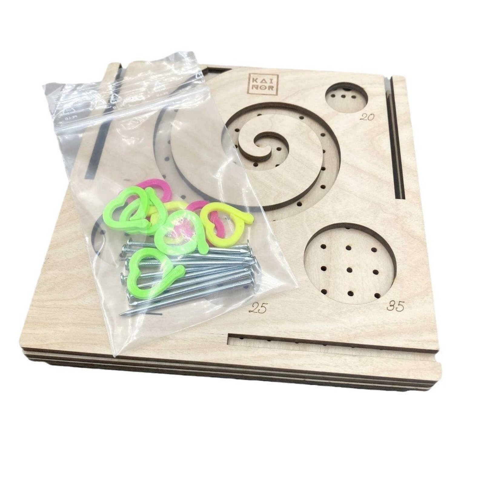 Box for Crochet Tools and to Hold the Ball of Yarn. Knitting Crochet ...