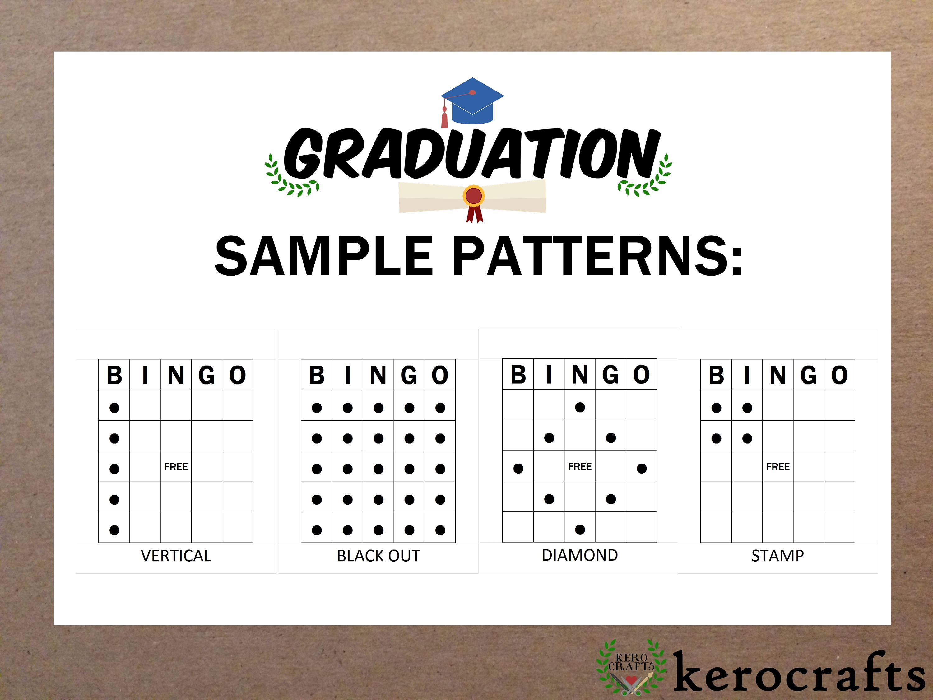 GRADUATION BINGO - 40 CARDS - Etsy