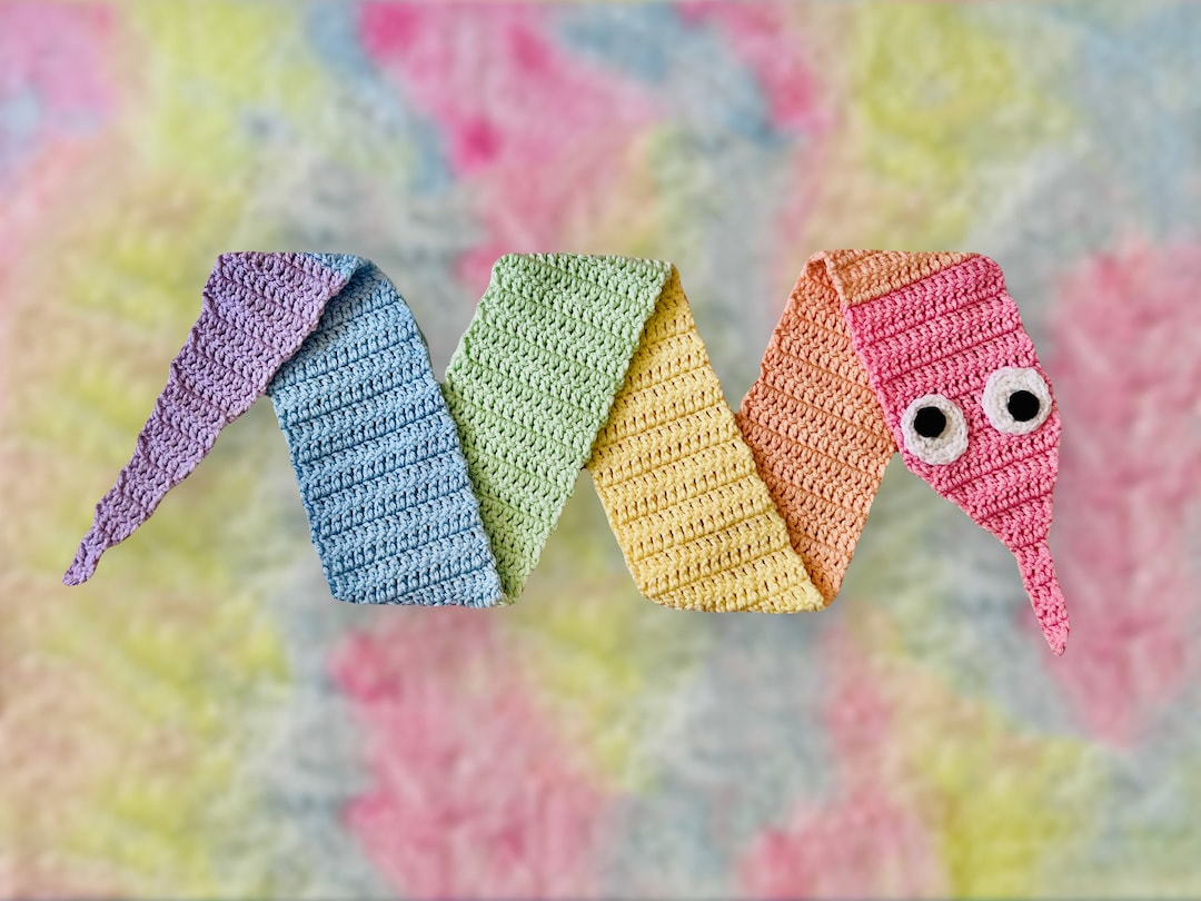 CUSTOM Worm-on-a-string Scarf - Etsy