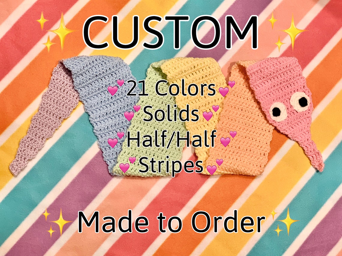 CUSTOM Worm-on-a-string Scarf - Etsy