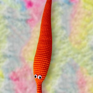 MINI Crochet Worm-on-a-string Plush - Etsy