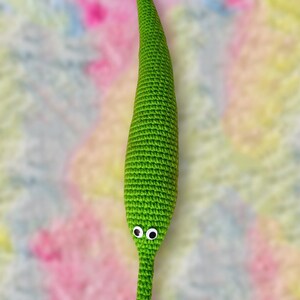 MINI Crochet Worm-on-a-string Plush - Etsy