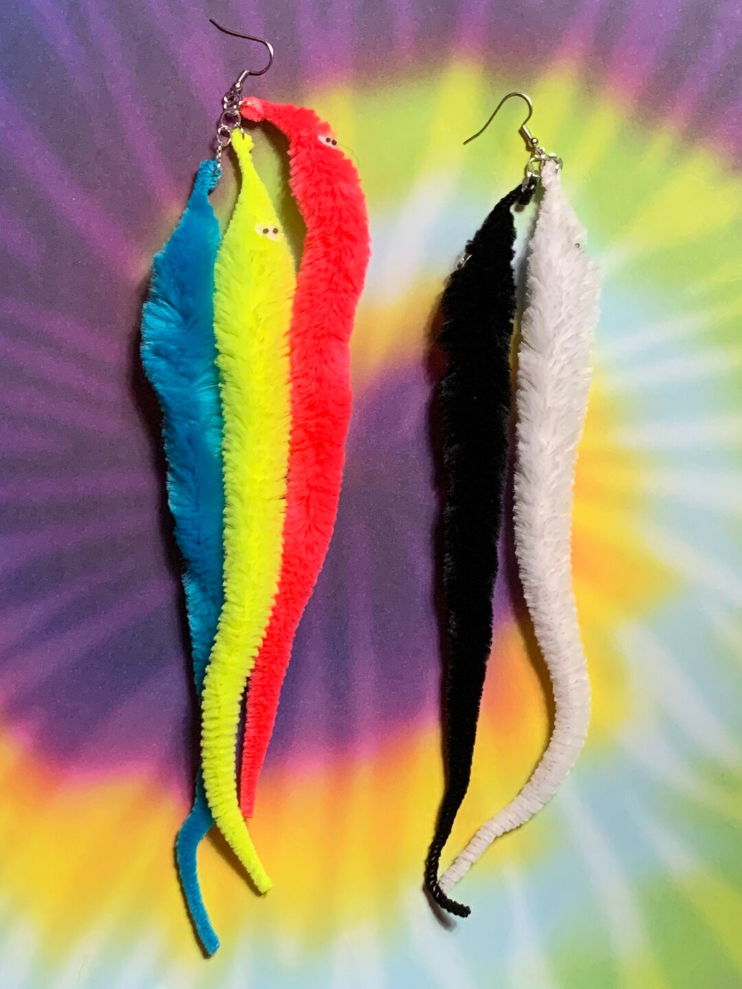 Custom Worm-on-a-string Earrings - Etsy