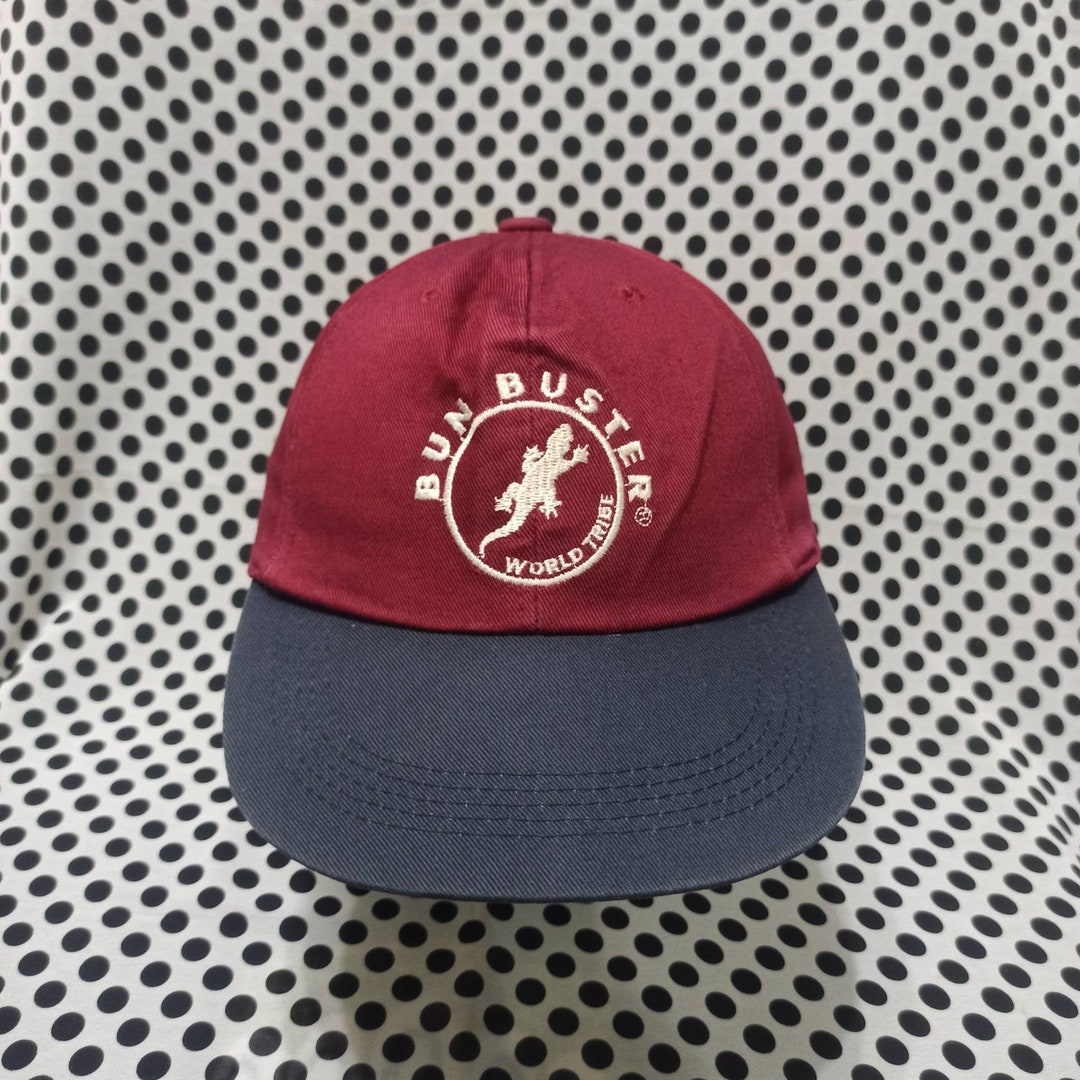 Vintage Bun Buster Skateboard Cap Hat, Old School Hiphop Skate, Outdoor ...