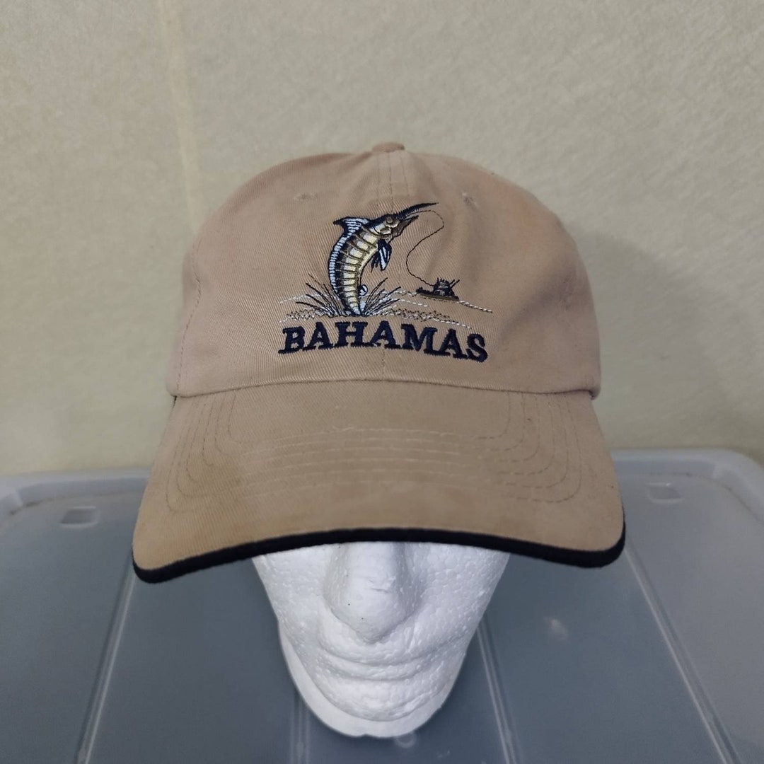 Vintage Marlin Bahamas Big Logo Cap Hat, Sailfish Ocean Hat, Outdoors ...