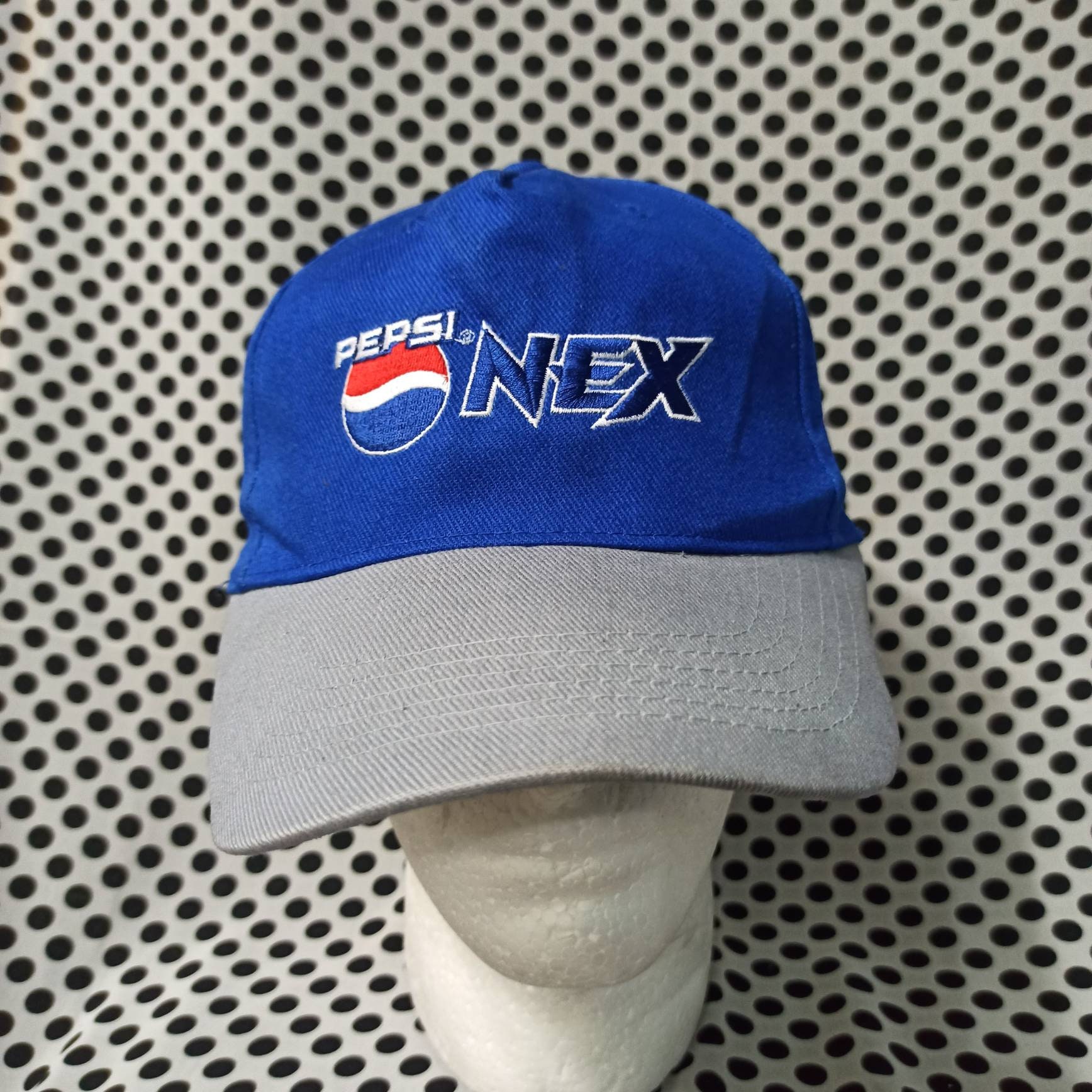 Vintage PEPSI Soft Drink Cap Hat, Big Logo Original Blue Design ...