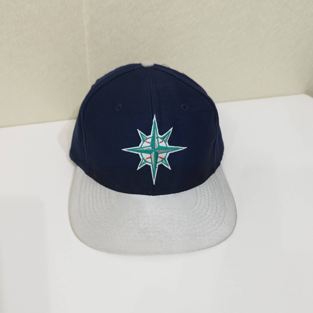 Vintage Seattle Mariners Cap Hat, Embroidered Big Logo MLB Hat, Outdoor ...