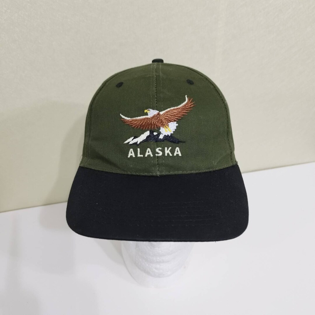 Vintage ALASKA Cap Hat, Big Logo Hat, Hunting Streetwear Hat Alaska ...
