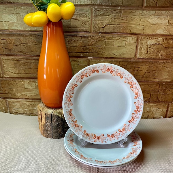 Orange Plates - Etsy