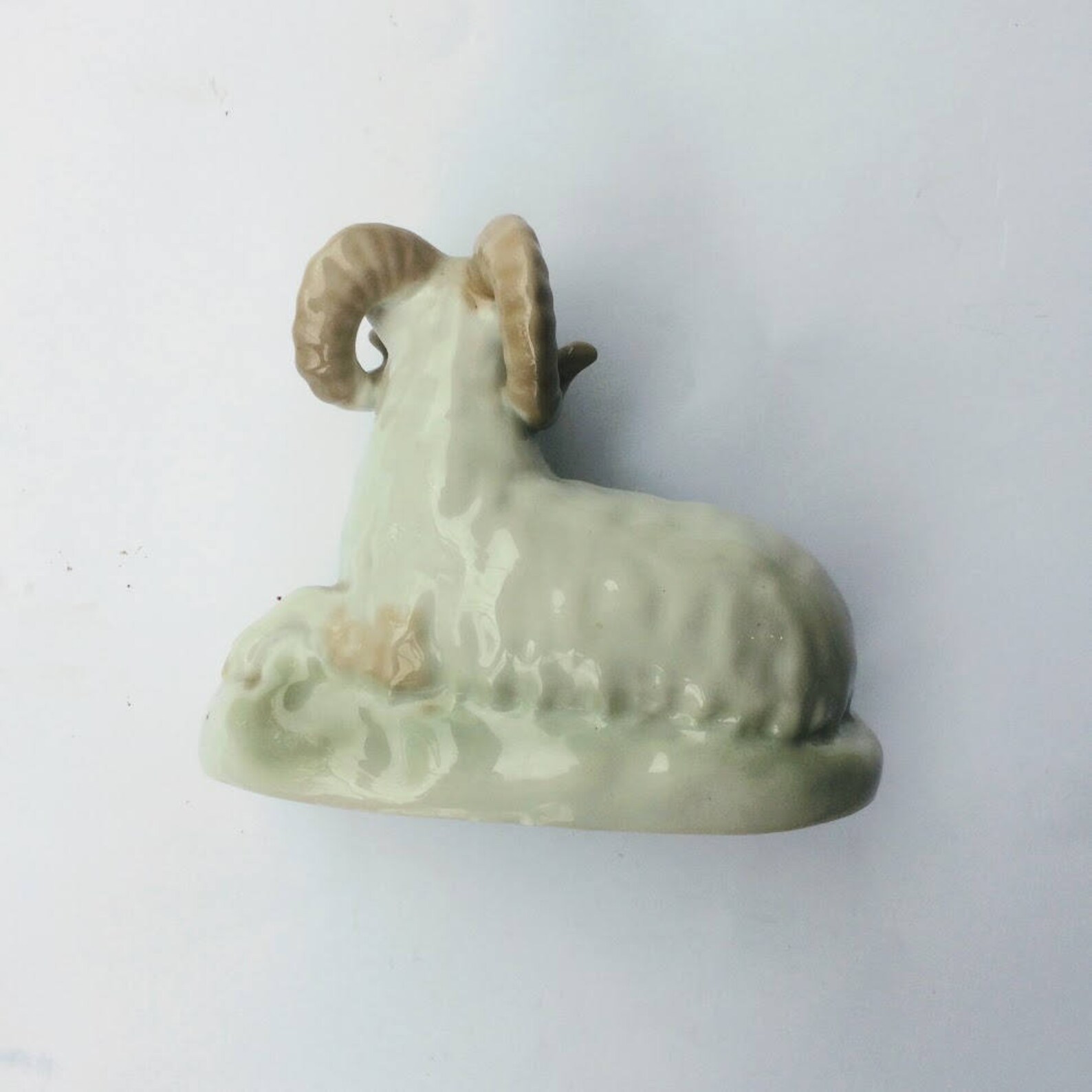 Porcelain Figurine Mountain Sheep Soviet Porcelain Figurine | Etsy