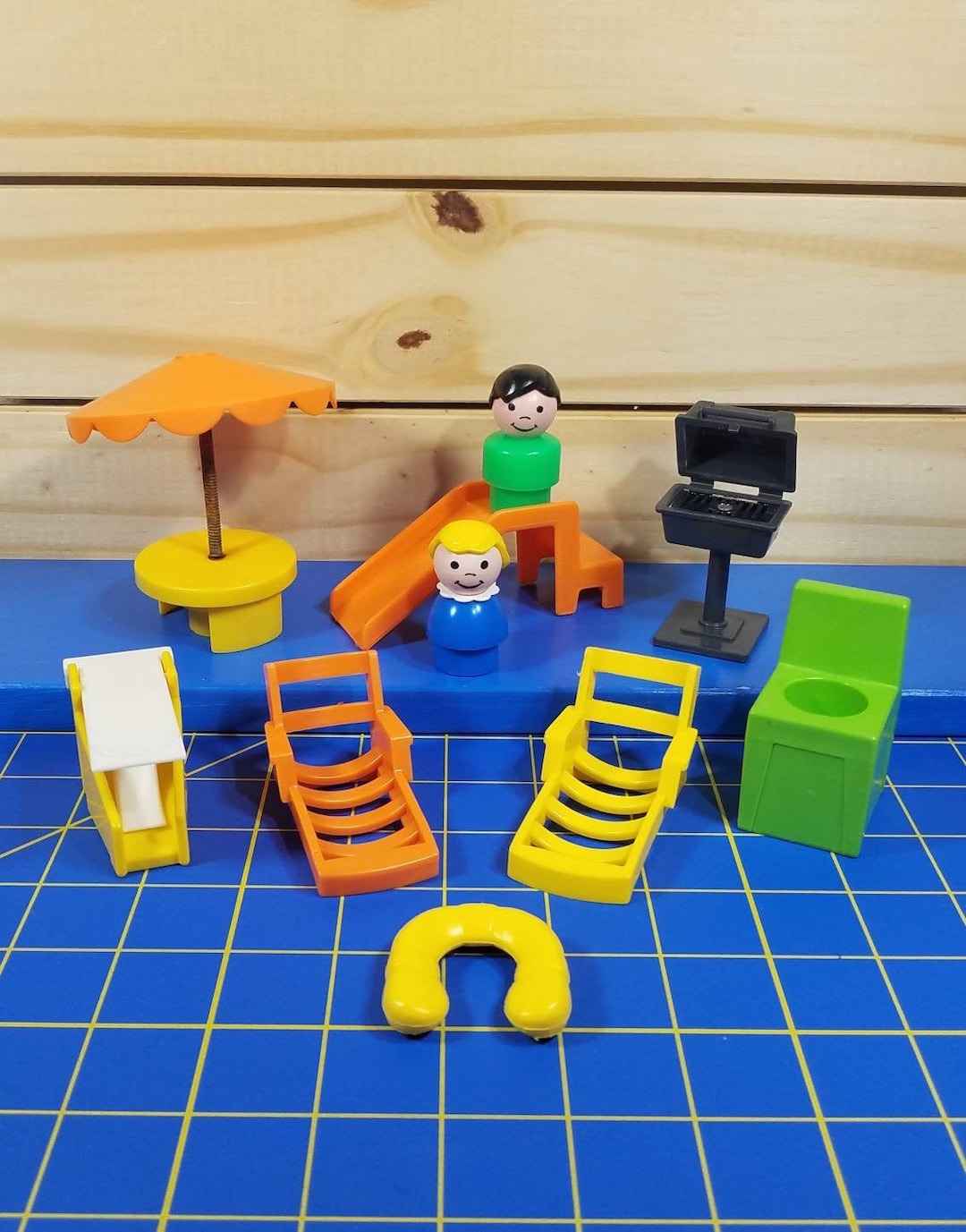Swimming Pool ~ Vintage Fisher Price Little People's #2526 Little ...