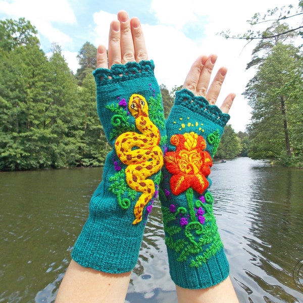 Embroidery Gloves - Etsy