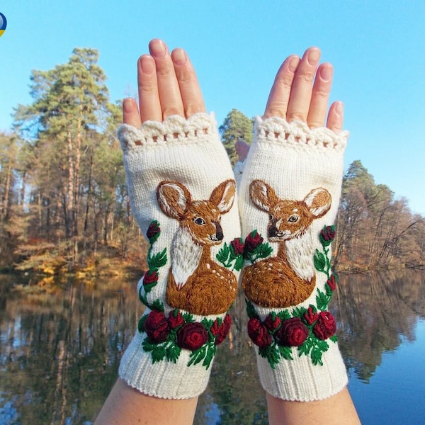 Embroidered Gloves - Make Your Own Gloves