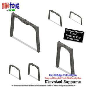 Elevated Train Track Platform Support – Sky Bridge Collection for ...