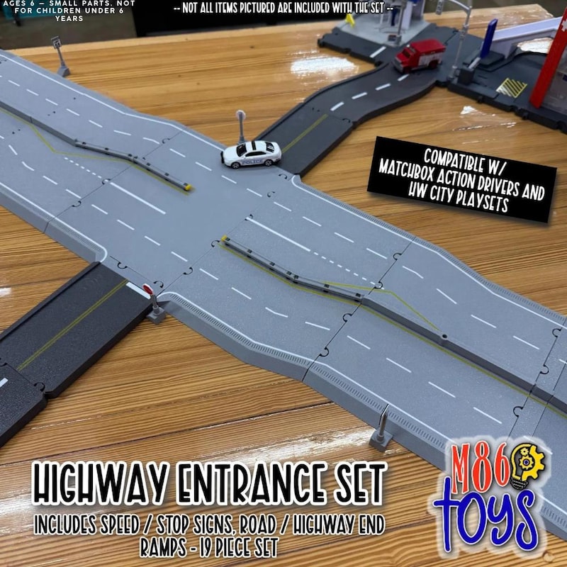 Matchbox Car Highway - Etsy