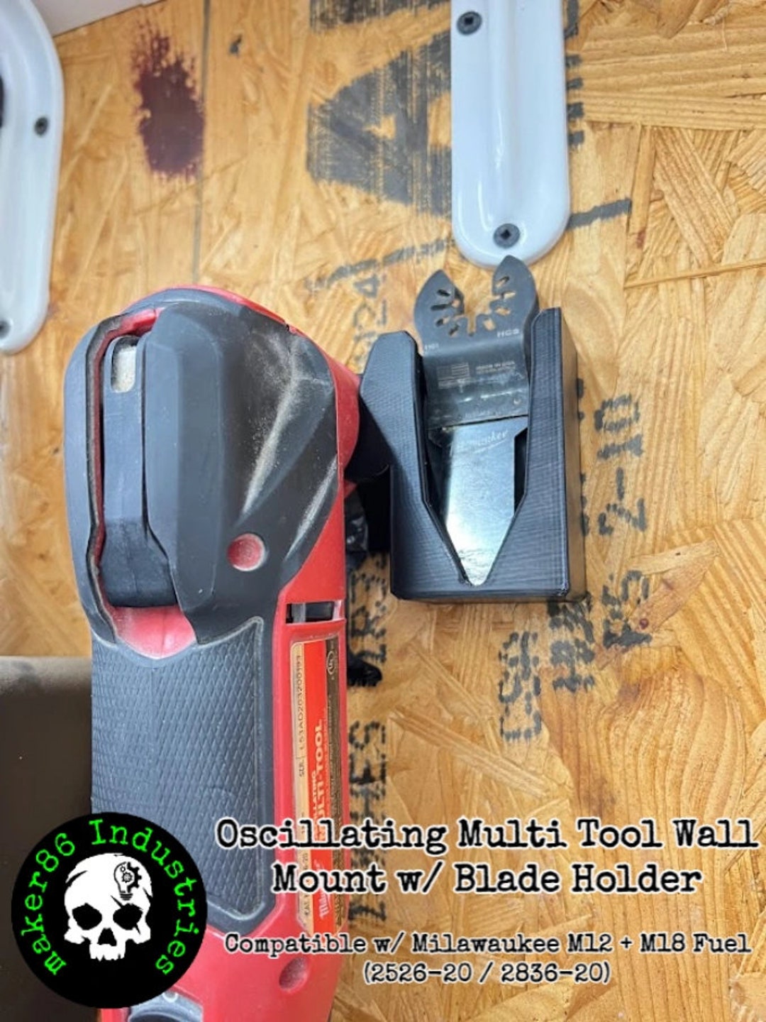 Oscillating Multi Tool Wall Mount Compatible W/ Milwaukee M12 + M18 ...