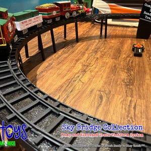 Elevated Platform Double Ramp – Sky Bridge Accessory for Ready to Play ...