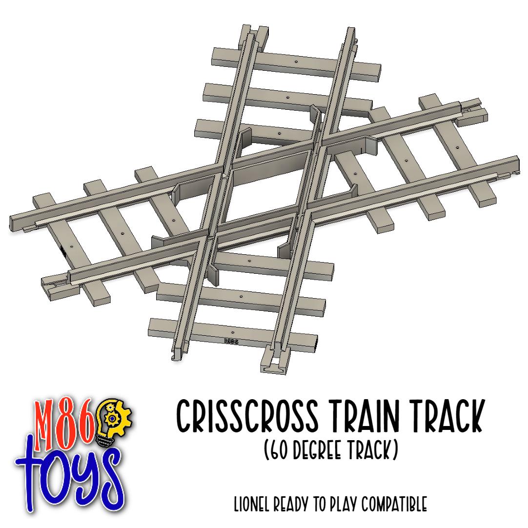 Crisscross Train Track (60 Degree) - Lionel Ready to Play Compatible - Etsy