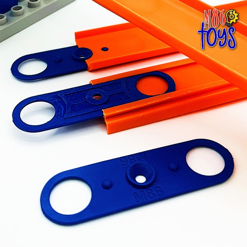 Easy Connect Premium Track Joiners 8 Pack Hot Wheels Track Compatible ...