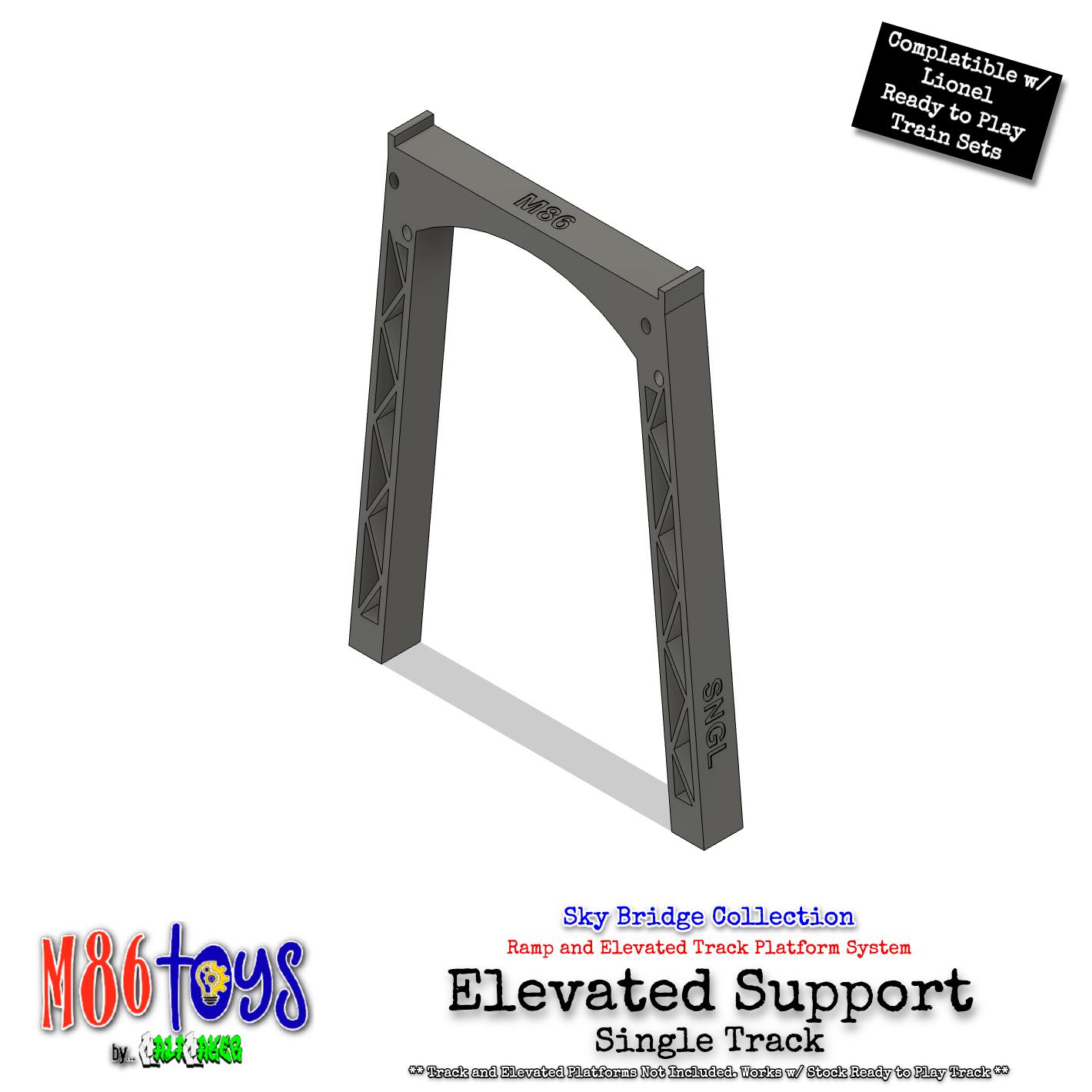 Elevated Train Track Platform Support – Sky Bridge Collection for ...