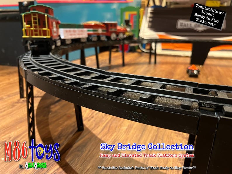 Elevated Platform Double Ramp – Sky Bridge Accessory for Ready to Play ...