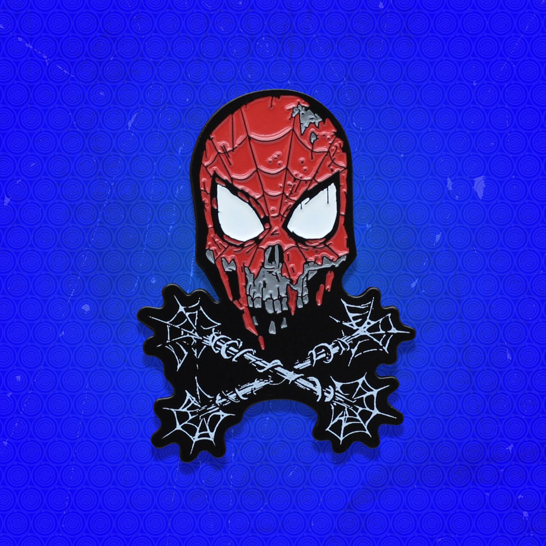 Web Slinger & Crossbones Enamel Pin - Etsy